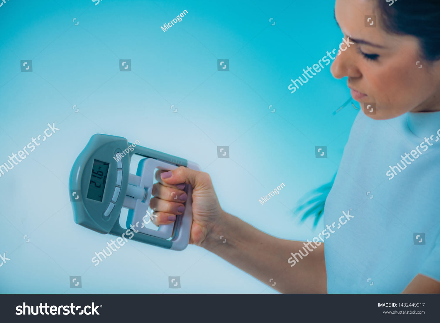 Hand Dynamometer Static Flexor Power Stock Photo (Edit Now) 1432449917