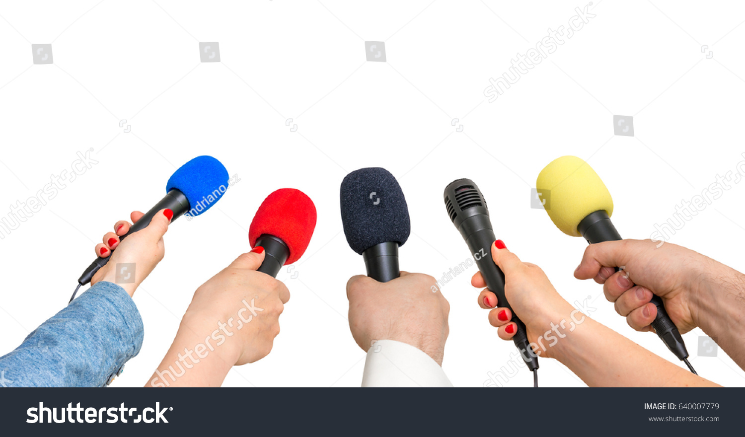 Hands Reporters Many Microphones Journalism Broadcasting Stock Photo ... Hands Reporters Many Microphones Journalism Broadcasting Stock Photo ...