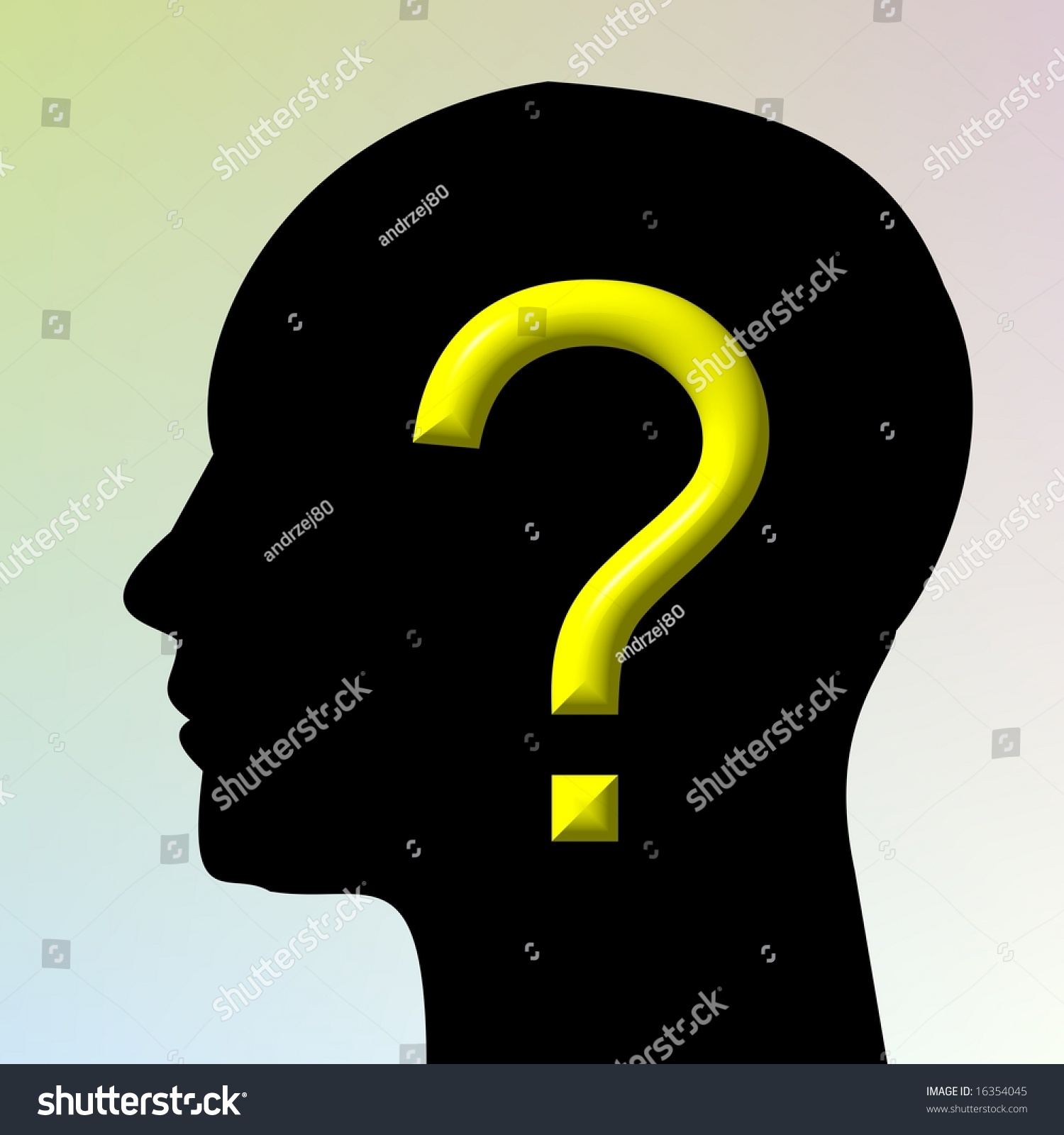 Question Mark Head.