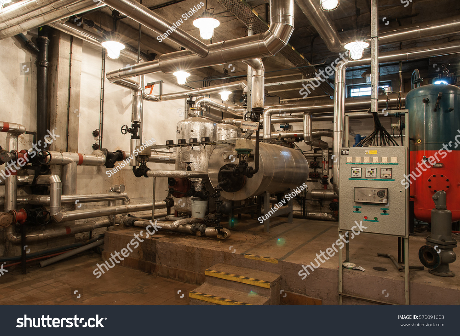 Heat Exchanger Station Stock Photo (Edit Now) 576091663
