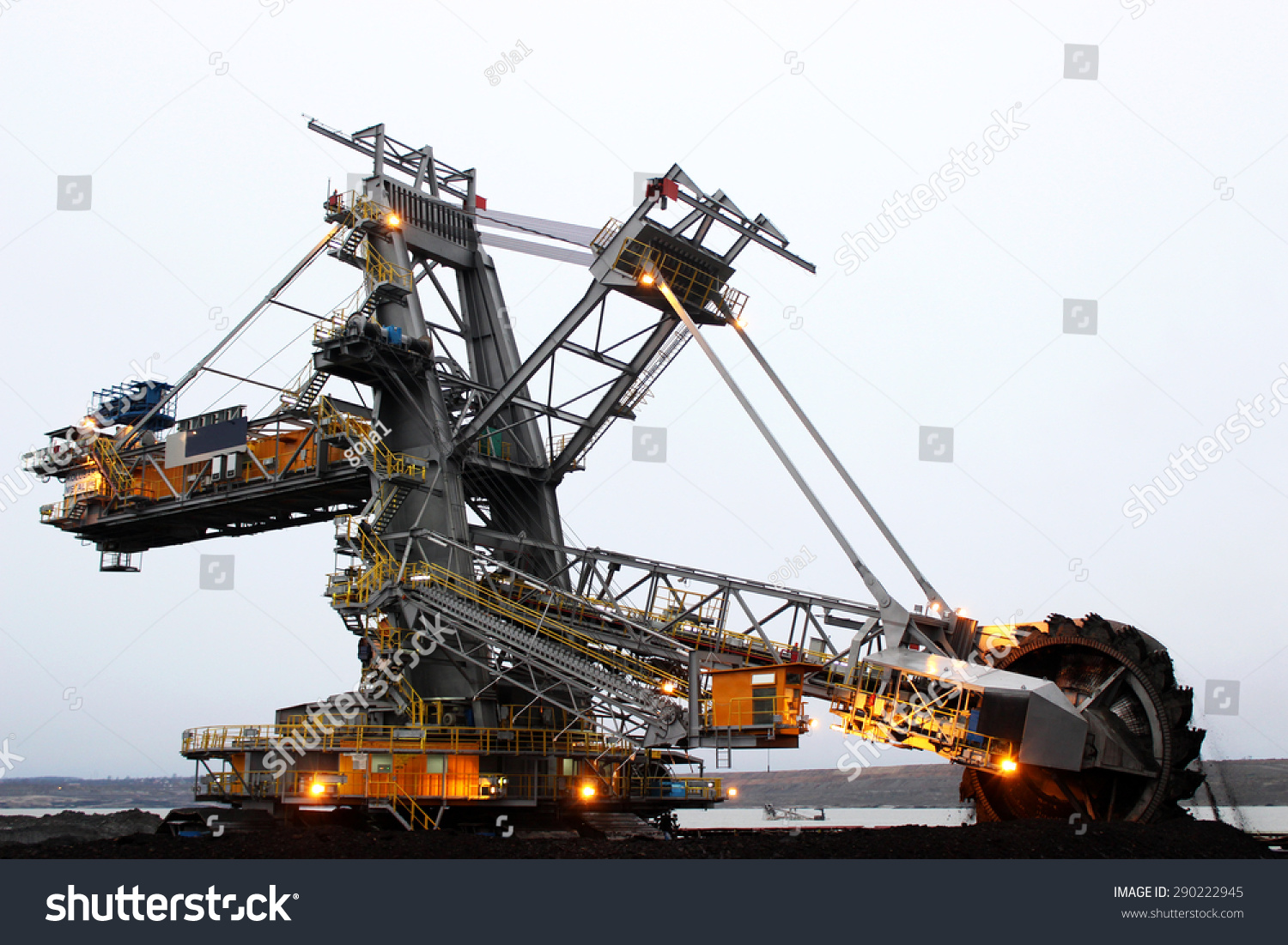 Heavy Mining Drill Machine Stock Photo (Edit Now) 290222945