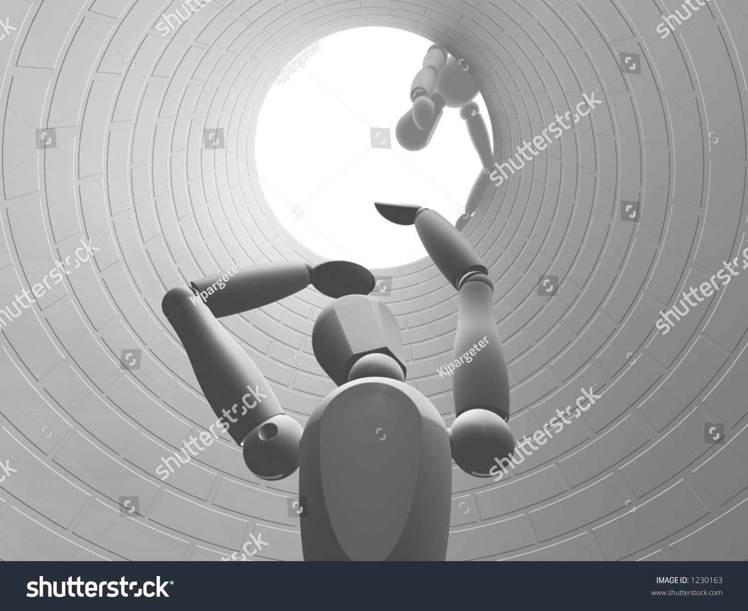Helping Hand 3d Render Stock Illustration 1230163 | Shutterstock