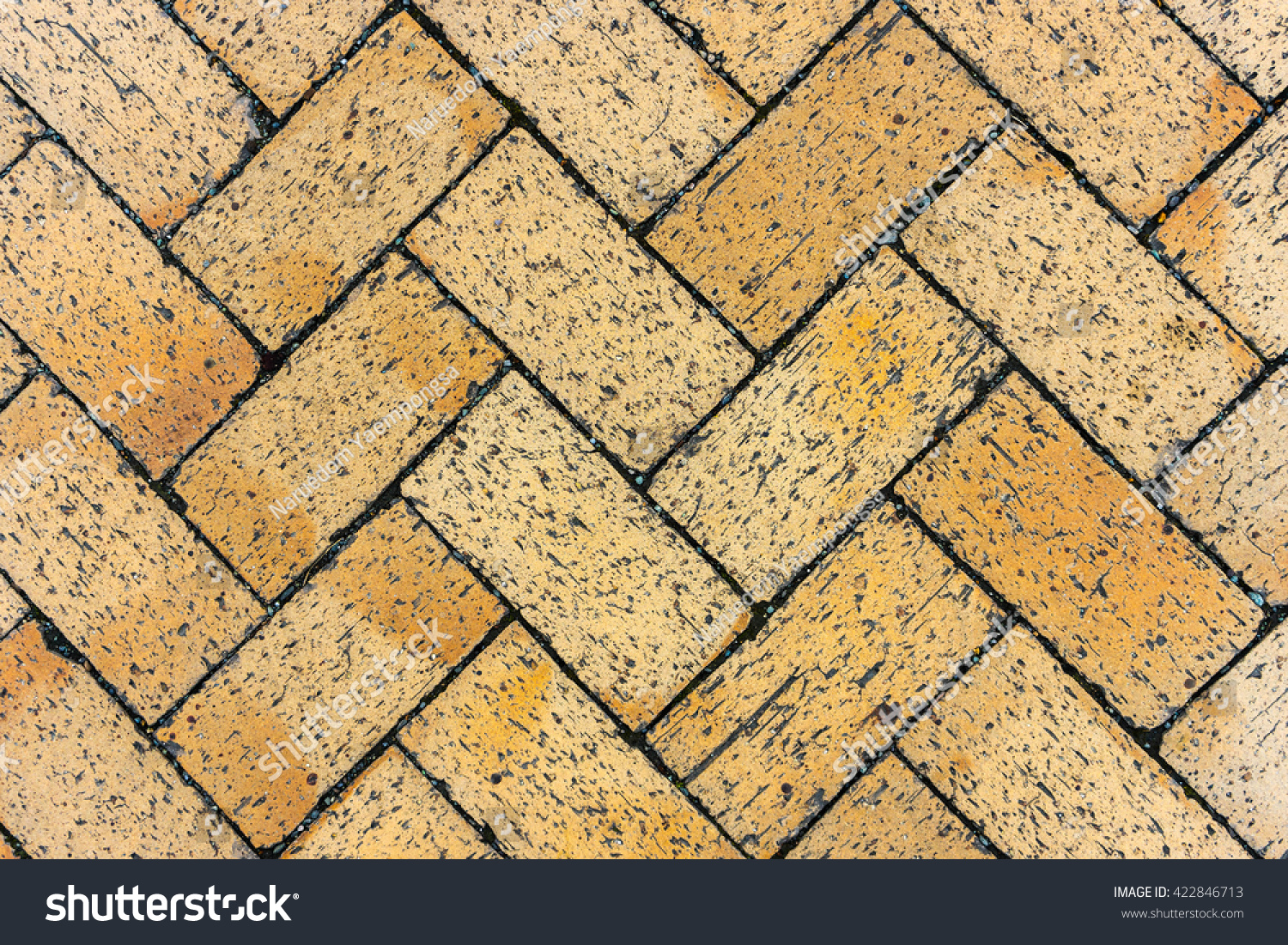 Herringbone Brick Pattern Background Image Stock Photo (Edit Now) 422846713
