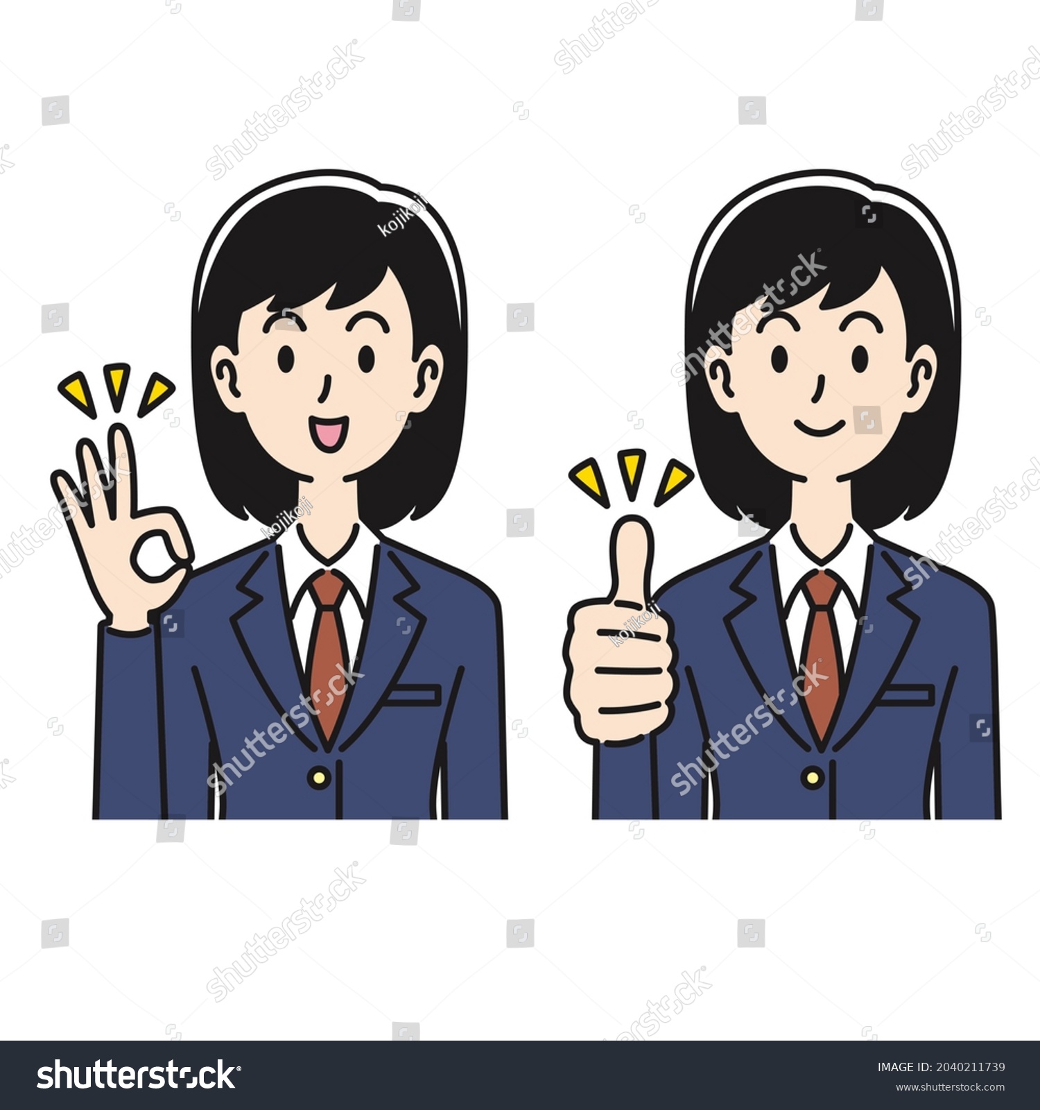 High School Girls Ok Pose Good Stock Illustration 2040211739 | Shutterstock High School Girls Ok Pose Good Stock Illustration 2040211739 | Shutterstock