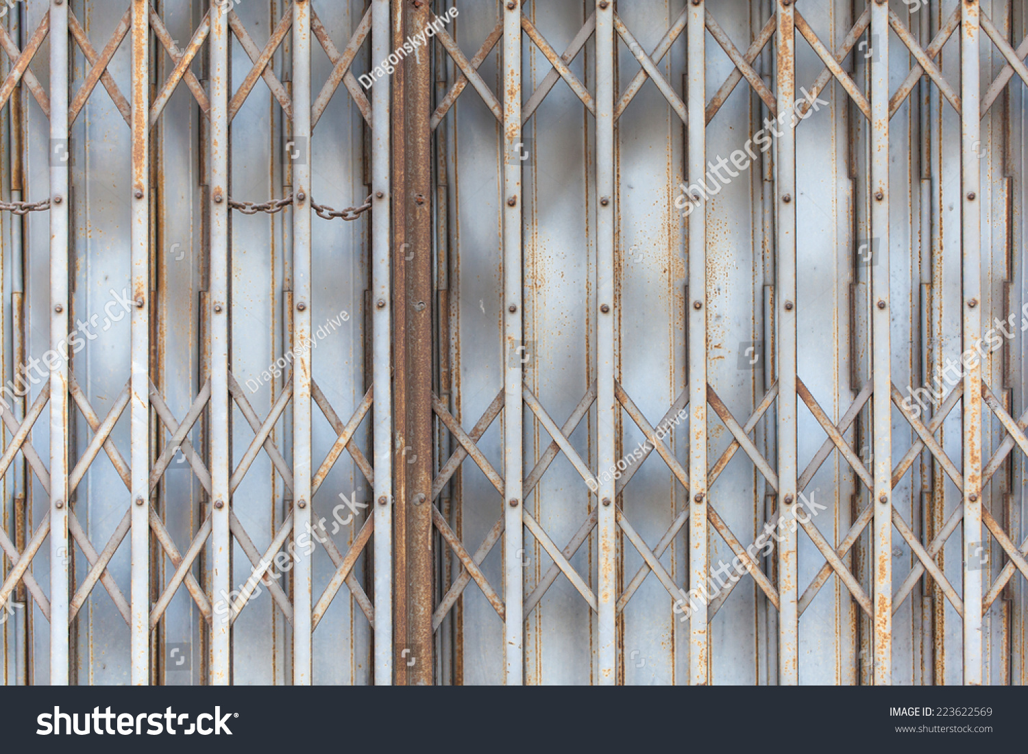 Horizontal Shutter Door Stock Photo (Edit Now) 223622569