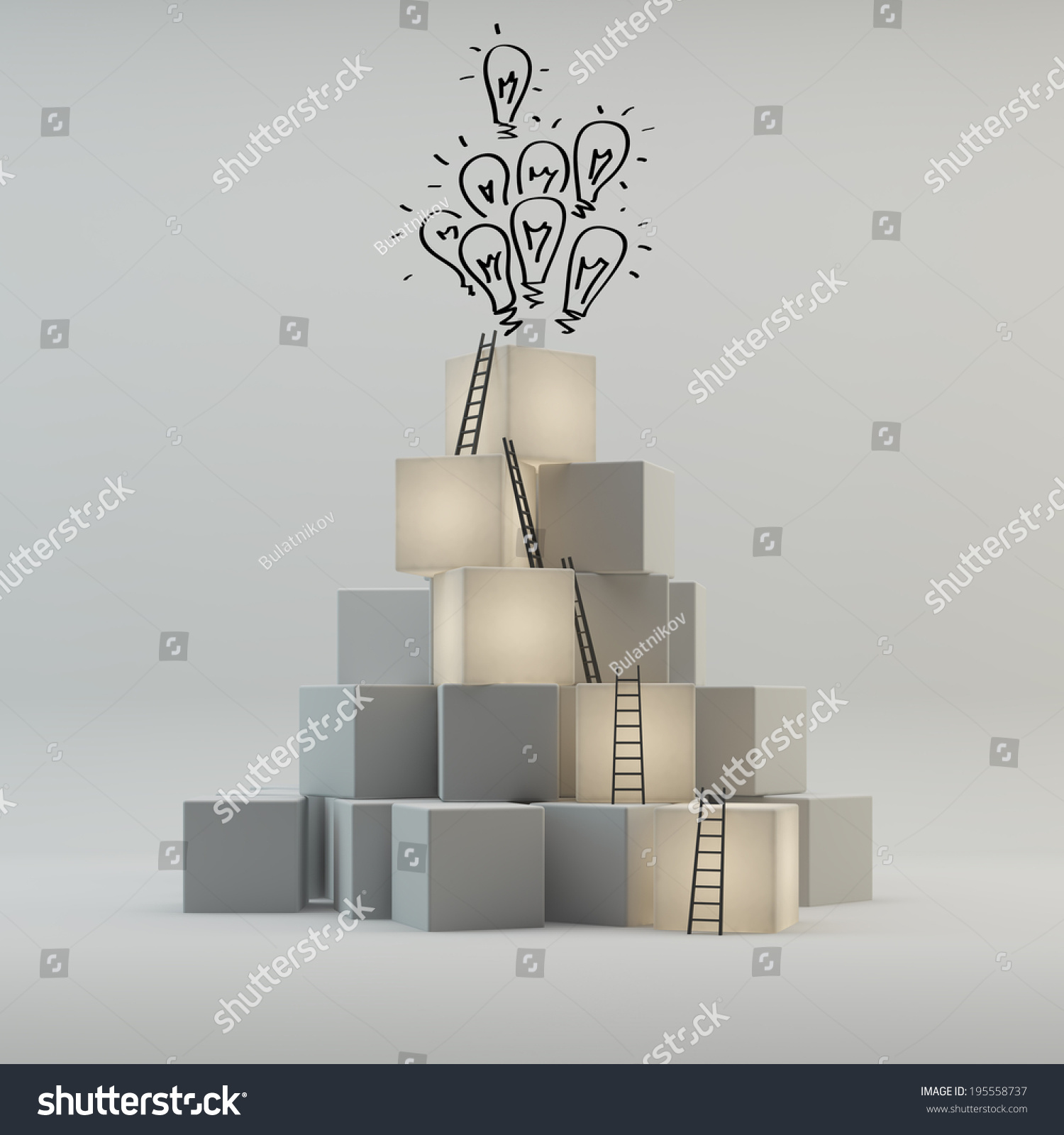 Idea Boxes Concept Stock Illustration 195558737 | Shutterstock