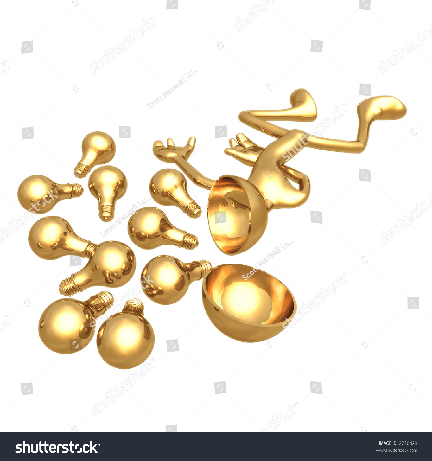 Idea Overload Stock Illustration 2720428