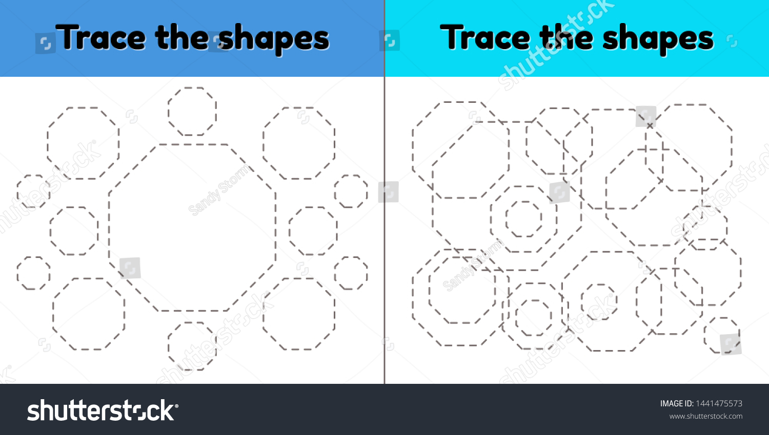 Illustration Educational Tracing Worksheet Kids Kindergarten Stock ... Illustration Educational Tracing Worksheet Kids Kindergarten Stock ...