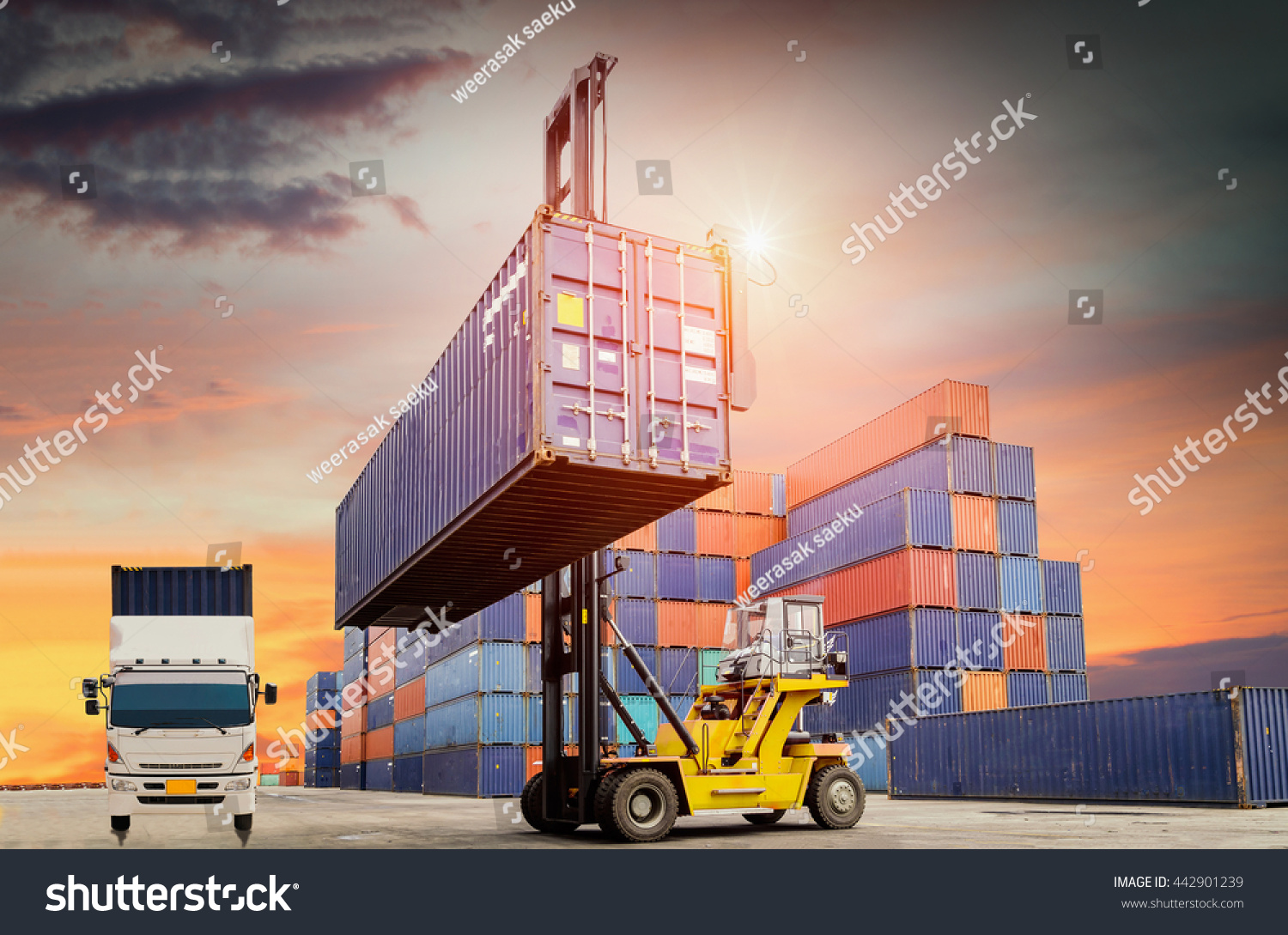 Import, Export, Logistics Concept Stock Photo 442901239 : Shutterstock