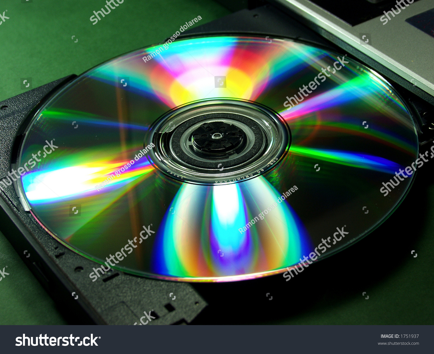 Insert Rainbow Cd Into Cd Player Stock Photo 1751937 | Shutterstock