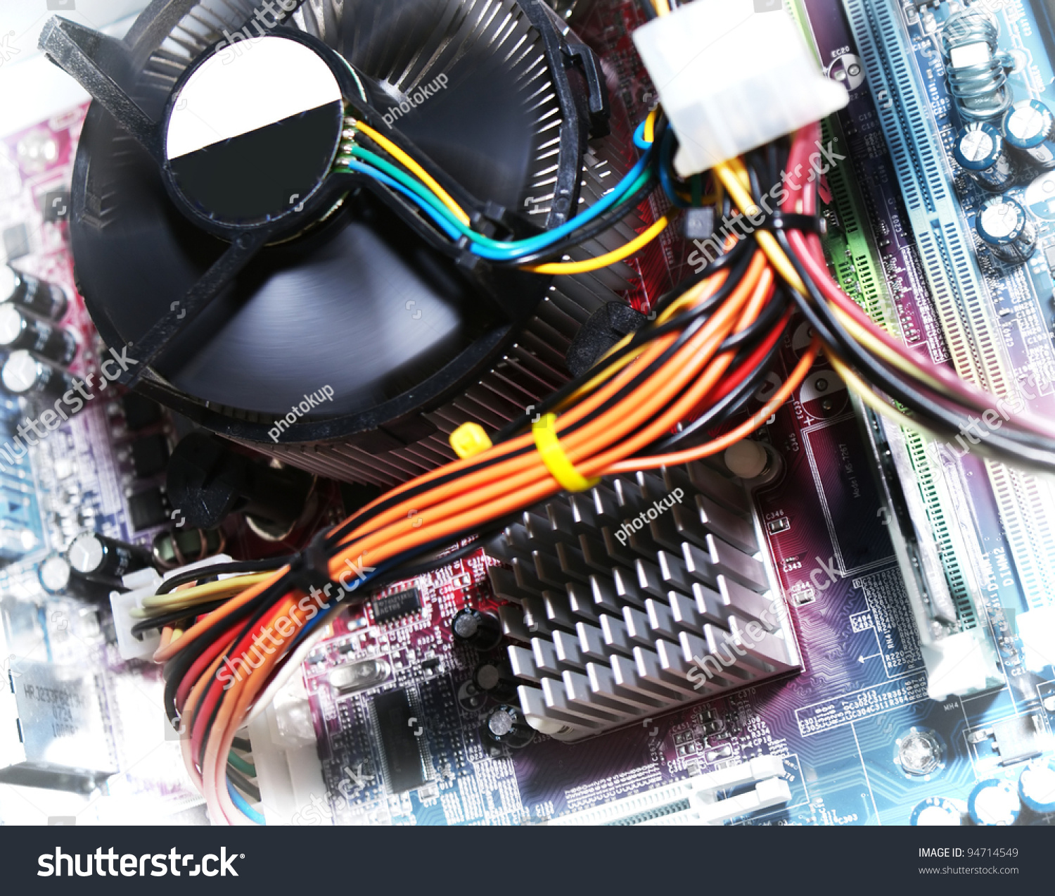 Inside The Computer Stock Photo 94714549 : Shutterstock