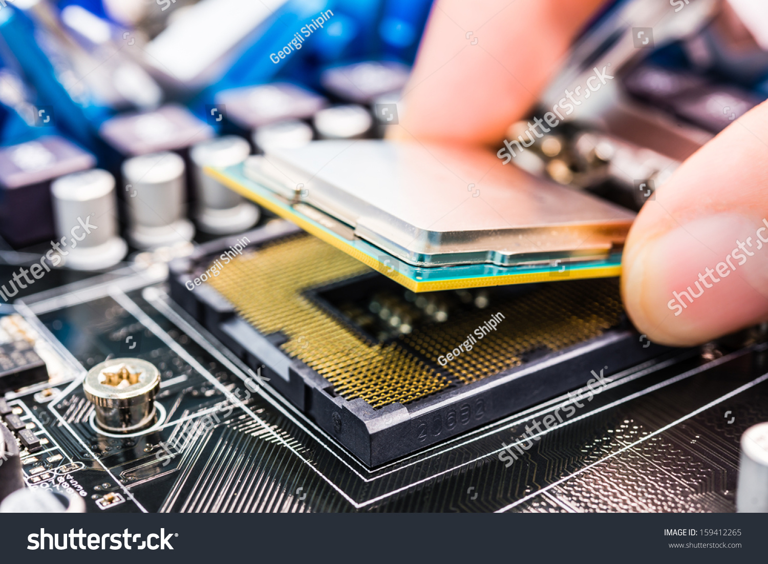 Installation Computer Chip Stock Photo 159412265 | Shutterstock