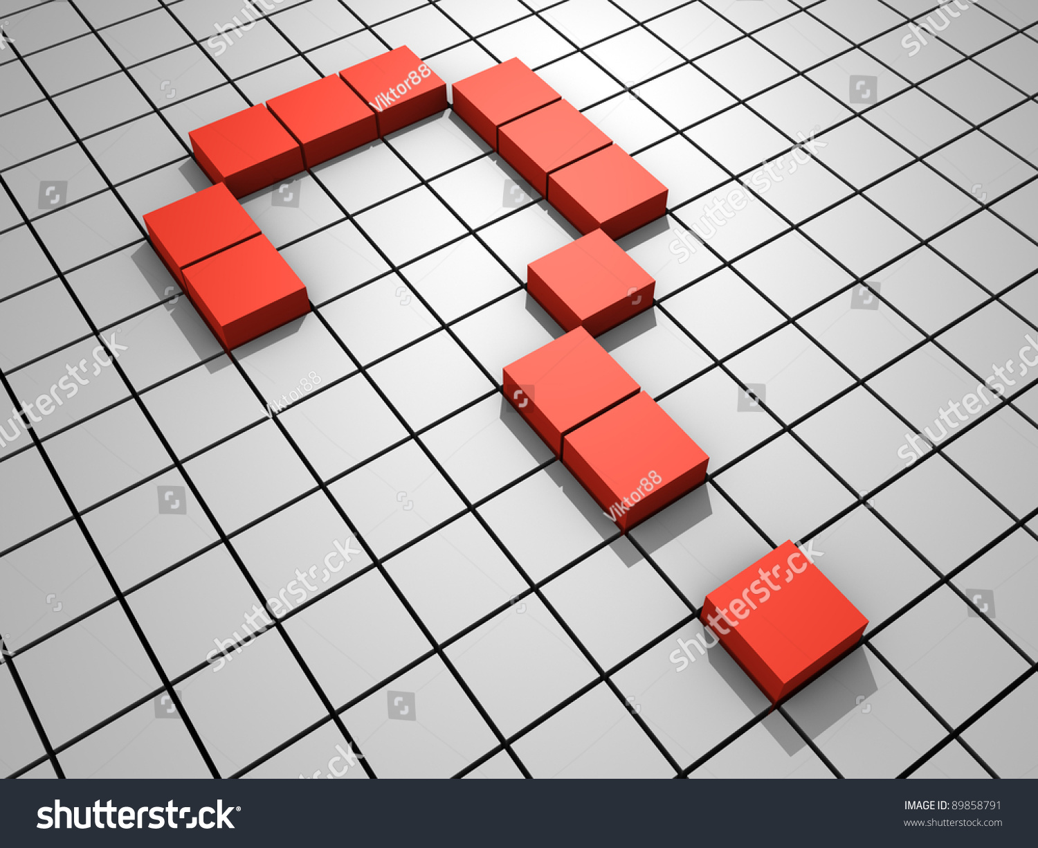 Interrogation Mark Background Stock Illustration 89858791