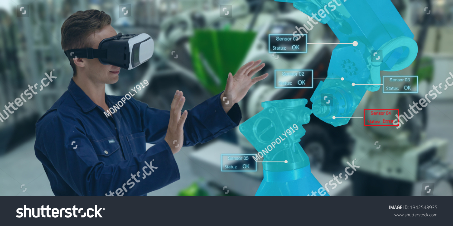 Iot Industry 40 Conceptindustrial Engineerblurred Using Stock Photo ... Iot Industry 40 Conceptindustrial Engineerblurred Using Stock Photo ...