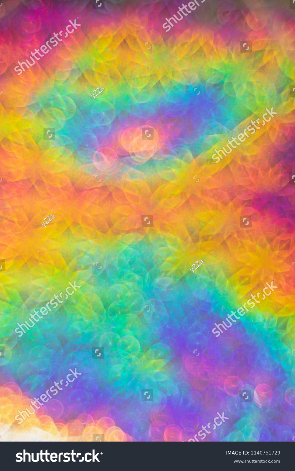 Iridescent Background Diffraction Optical Distortion Stock Photo ...