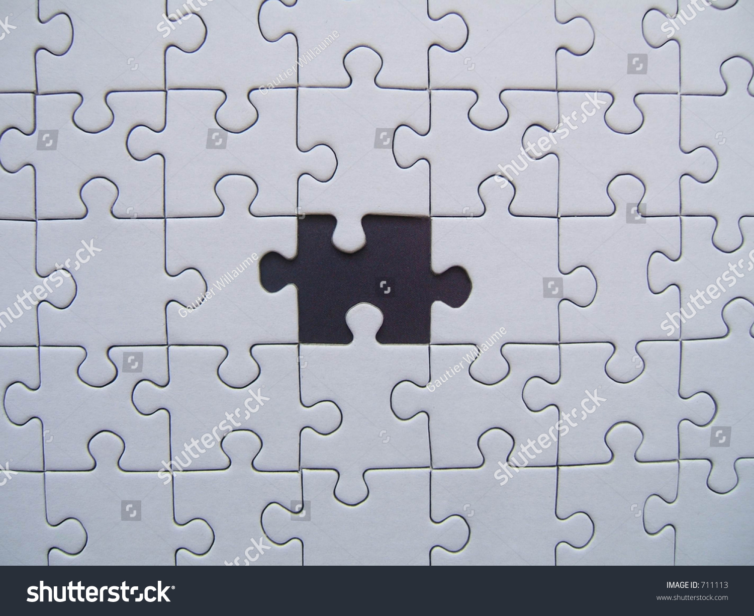 Jigsaw Pattern Stock Photo 711113 : Shutterstock