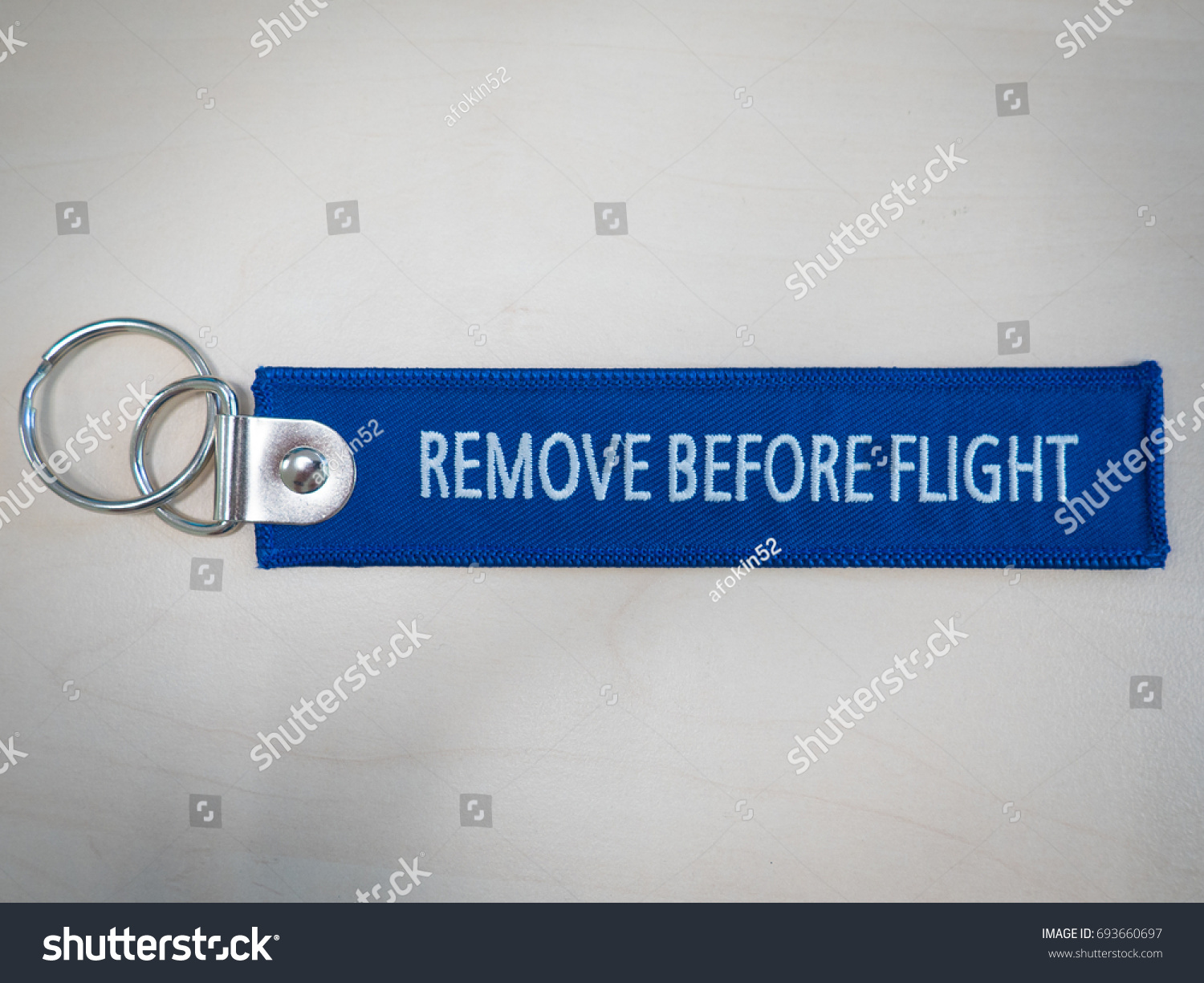 Keychain Remove Before Flight Stock Photo (Edit Now) 693660697