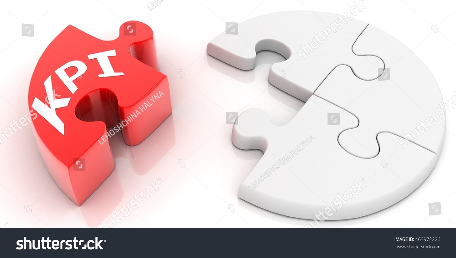 Kpi 3d Rendering Stock Illustration 463972226 | Shutterstock