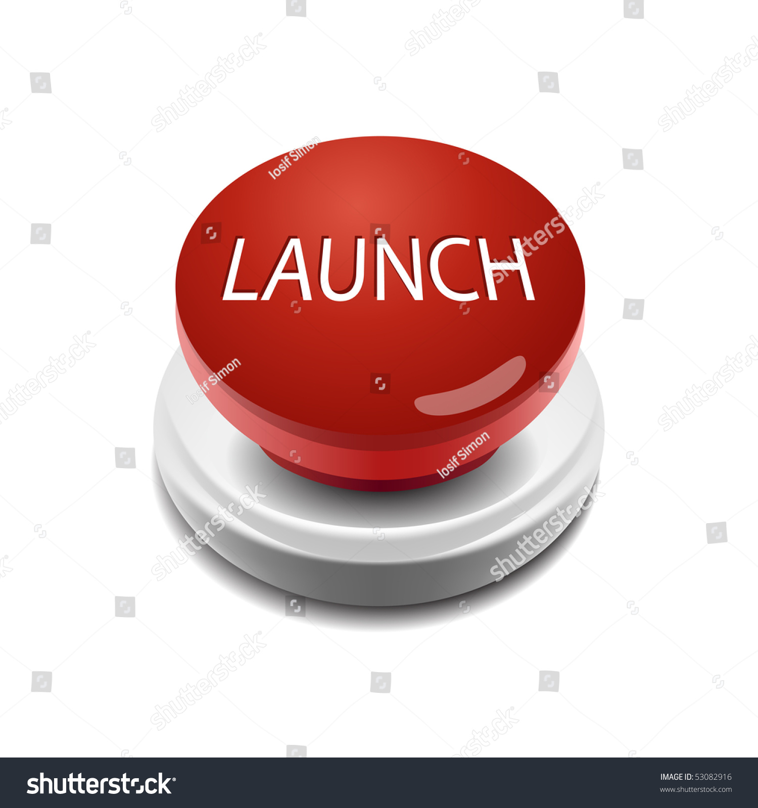 Launch Button Illustration Stock Illustration 53082916 - Shutterstock