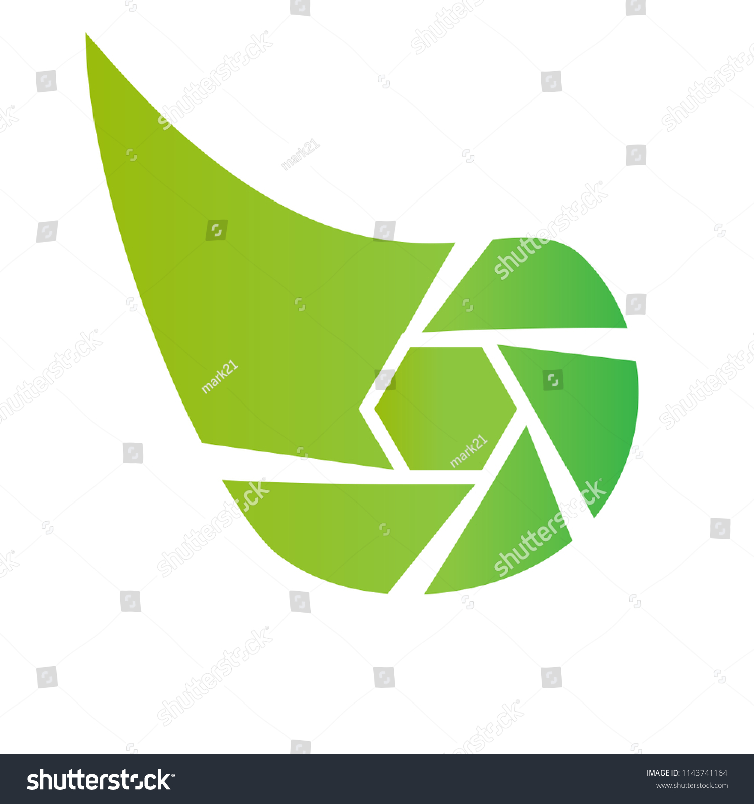 Leaf Camera Logo Stock Illustration 1143741164 | Shutterstock