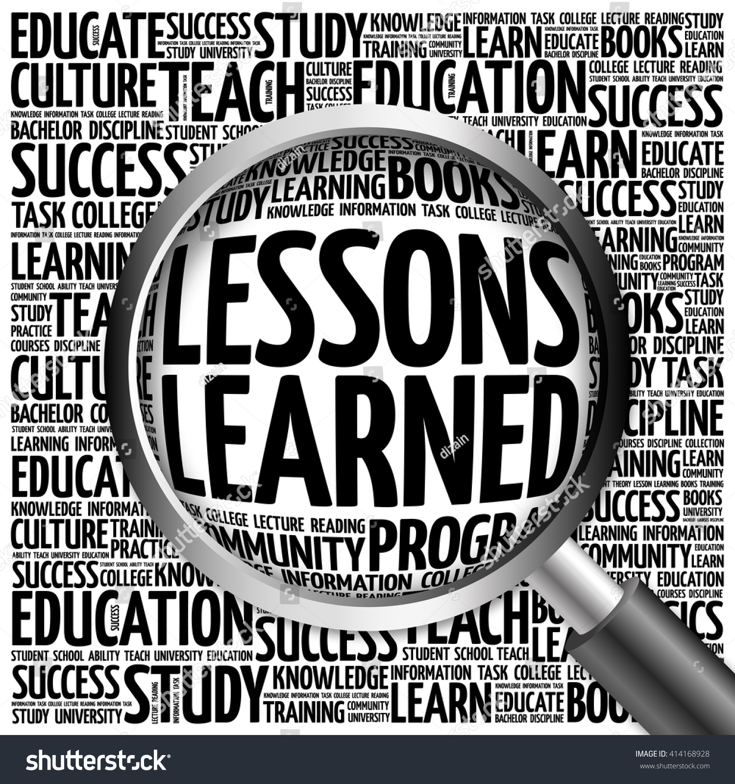 Lessons Learned Word Cloud Magnifying Glass Stock Illustration ... Lessons Learned Word Cloud Magnifying Glass Stock Illustration ...