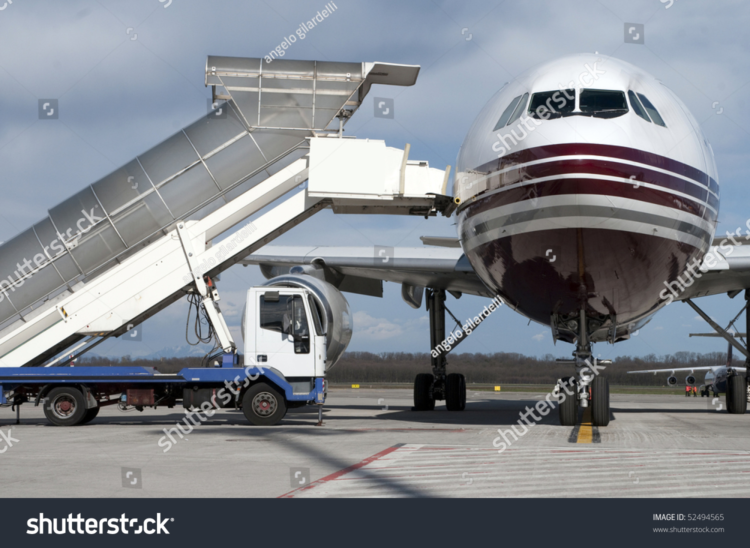 Loading Airplane Stock Photo 52494565 - Shutterstock
