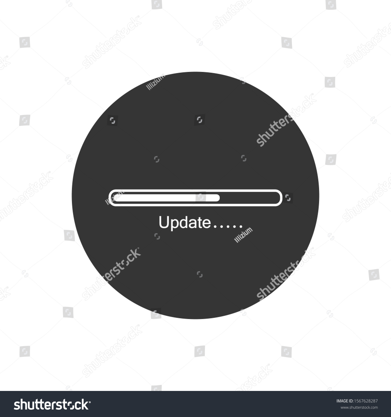 Loading Process Update System Icon Concept Stock Illustration 1567628287 Loading Process Update System Icon Concept Stock Illustration 1567628287