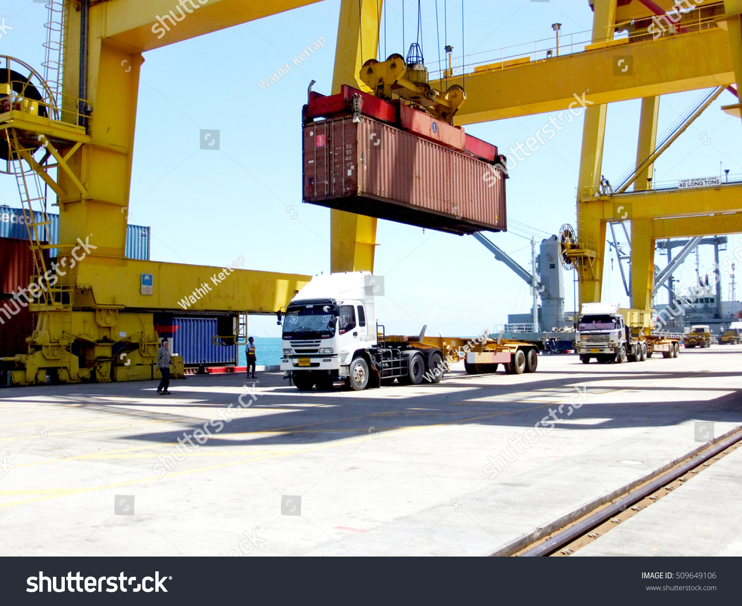 Loading Container Stock Photo (Edit Now) 509649106
