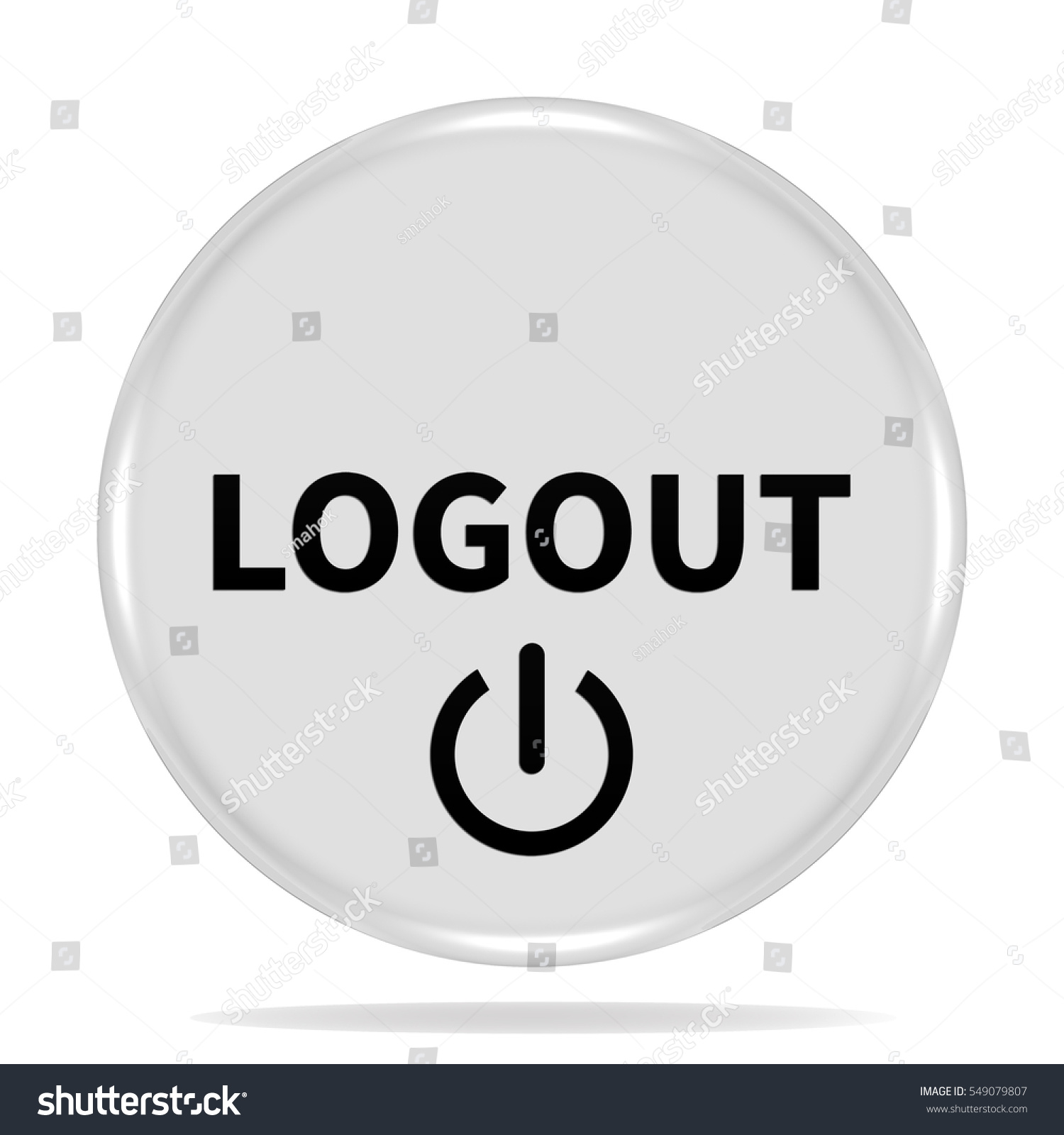 Logout Icon Internet Button 3d Illustration Stock Illustration 549079807 Logout Icon Internet Button 3d Illustration Stock Illustration 549079807