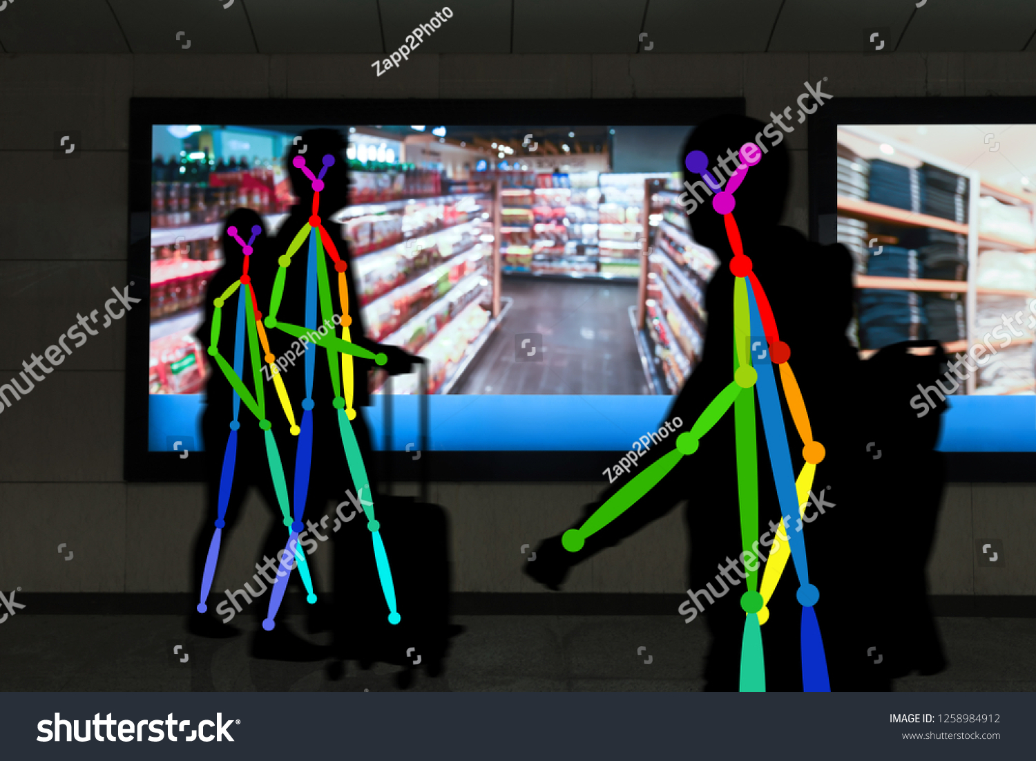 Machine Learning Analytics Identify Behavior Recognition Stock Photo ...