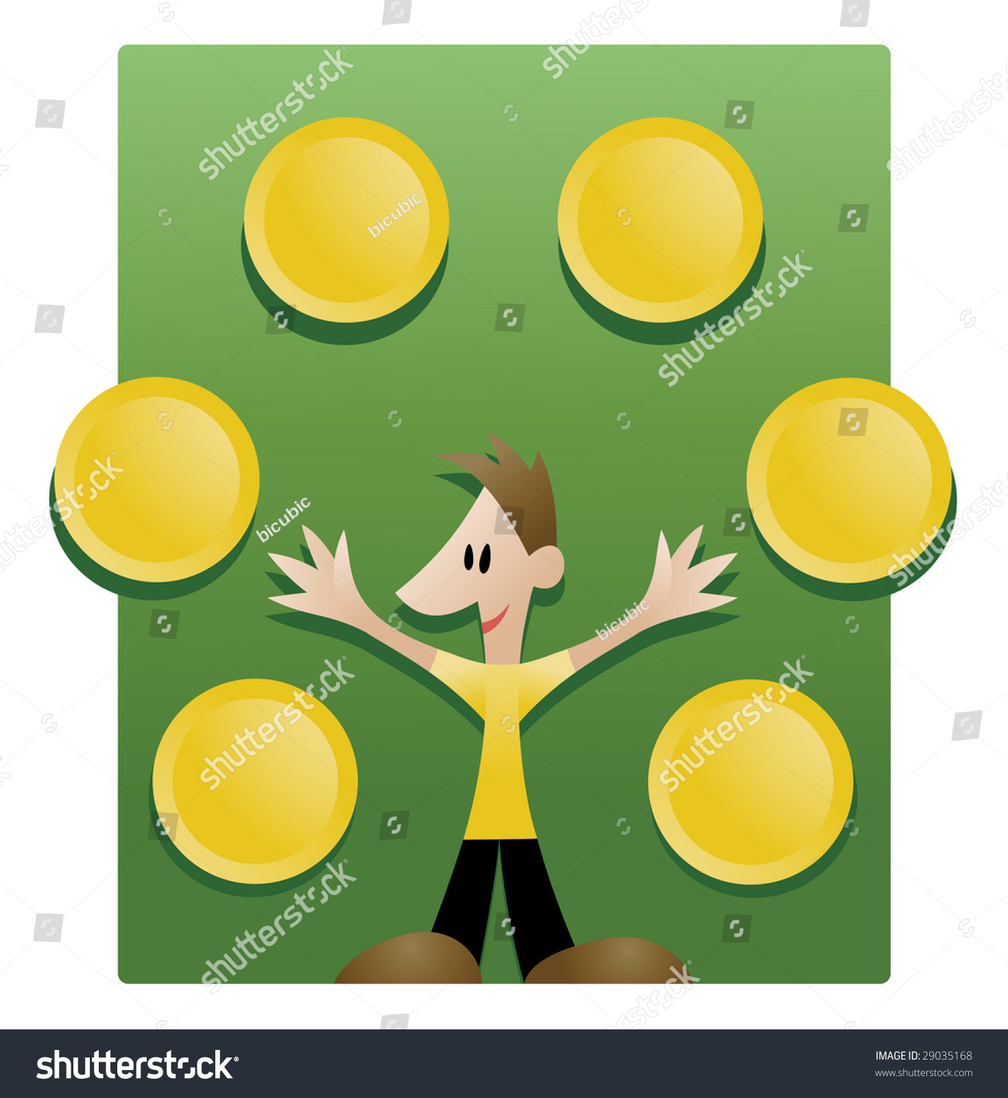 Man Explaining Things Stock Photo 29035168 : Shutterstock