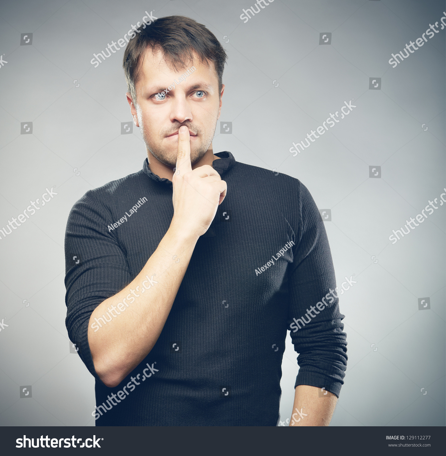Man Thinking Solving Problem Stock Photo 129112277 | Shutterstock