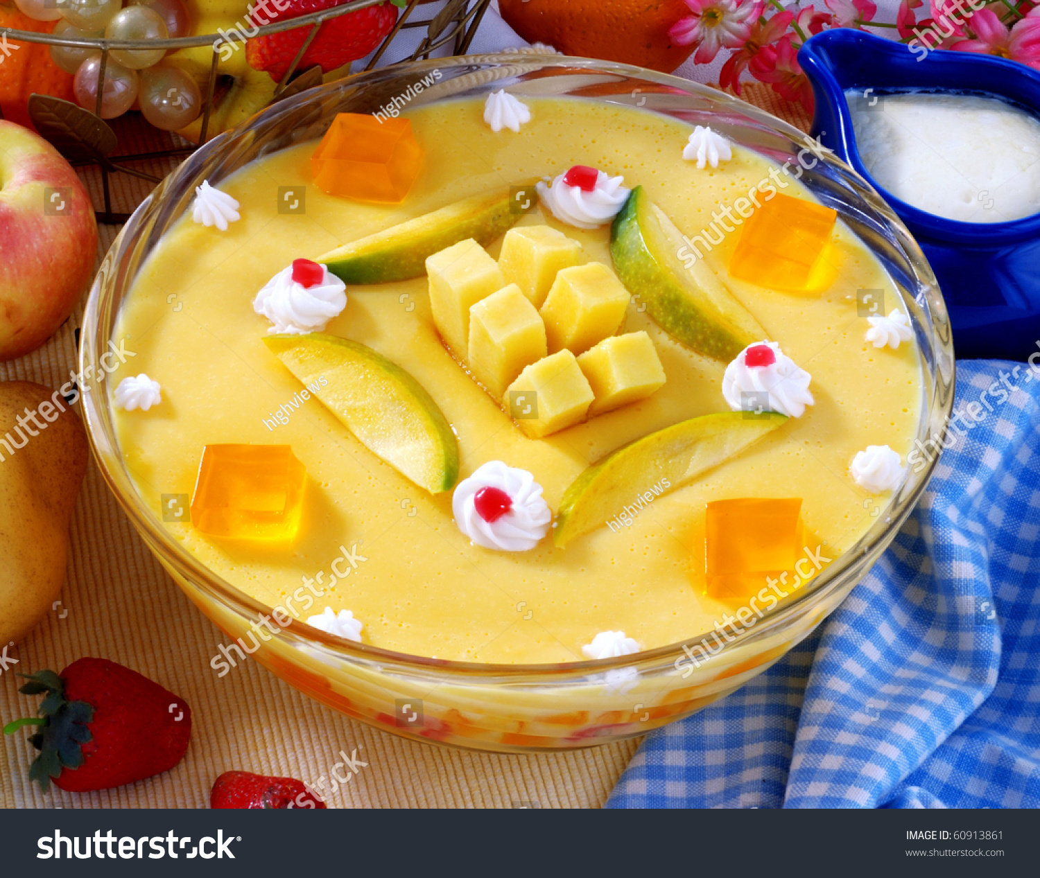 Mango Custard Stock Photo 60913861 | Shutterstock