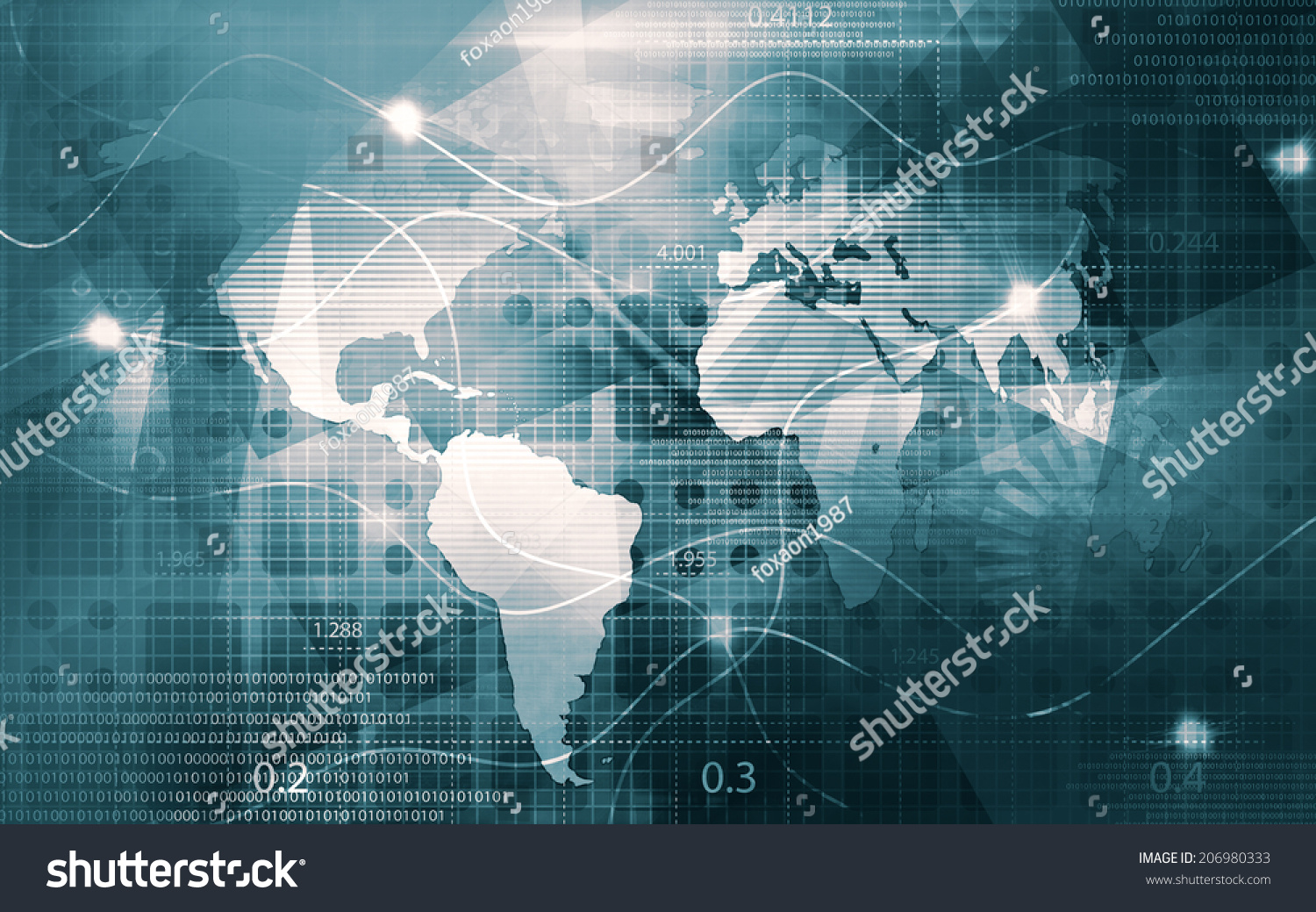 Map Technology Light Design Stock Illustration 206980333 | Shutterstock