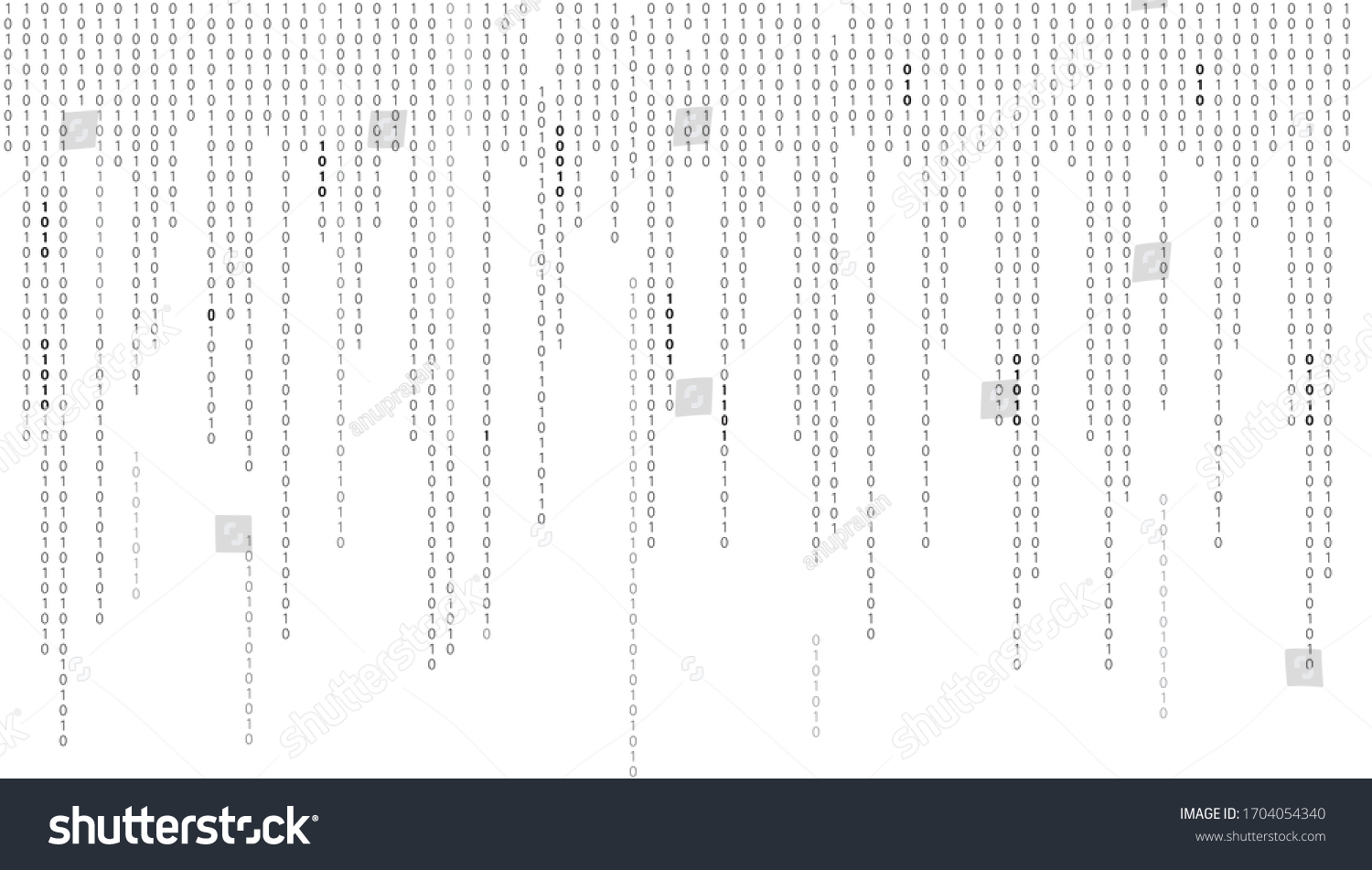 Matrix Code White Background Picture Stock Illustration 1704054340 ...