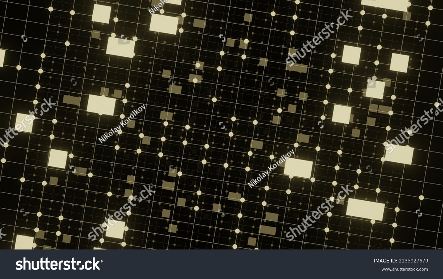 Matrix Net Structure Pattern Scifi Grid Stock Illustration 2135927679 ...