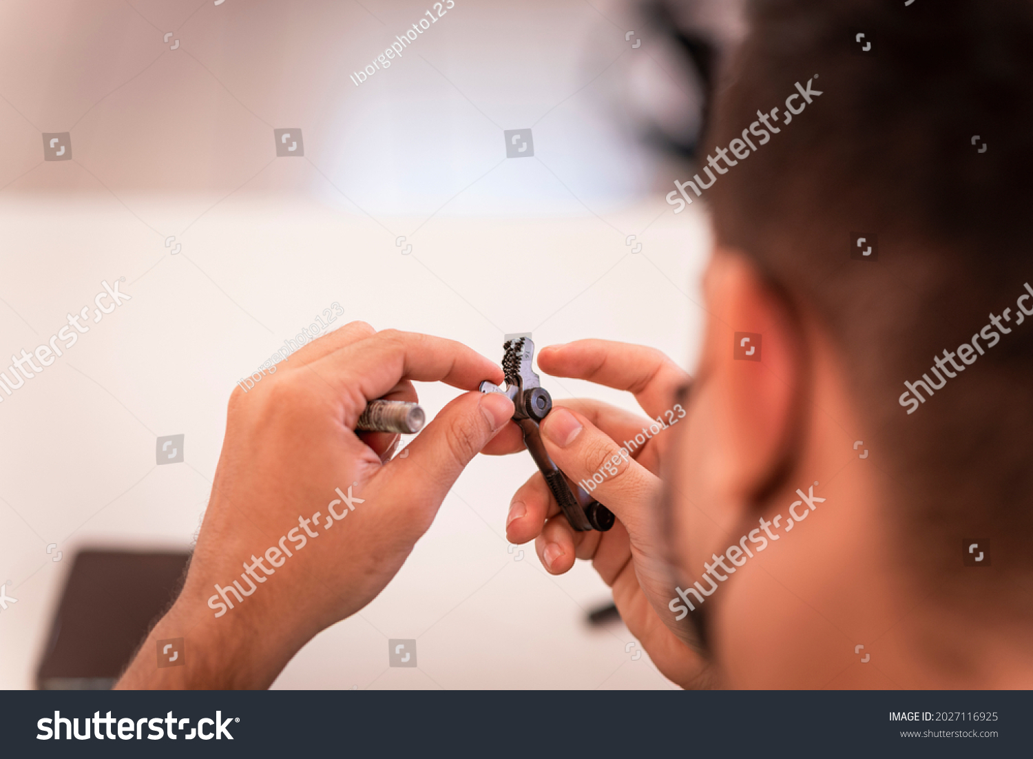 Mechatronics Classes Using Measuring Tools Stock Photo 2027116925 ...