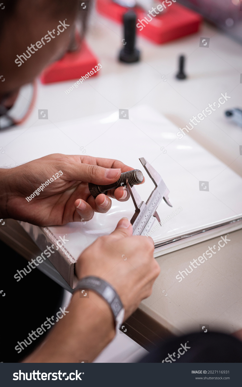 Mechatronics Classes Using Measuring Tools Stock Photo 2027116931 ...