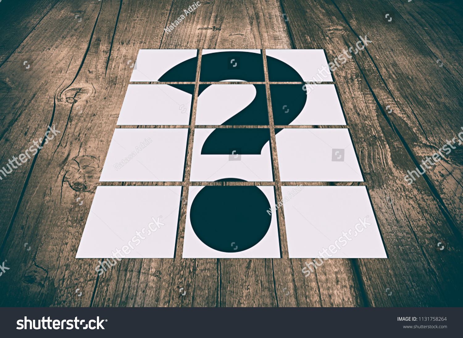 Memo Notes Question Mark Question Query Stock Photo 1131758264 ...