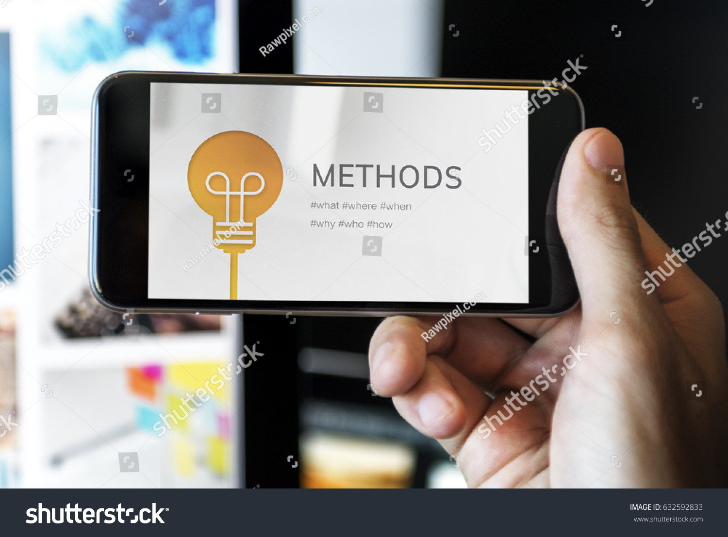 Methodology Logic Form Plan Process System Stock Photo 632592833 ...