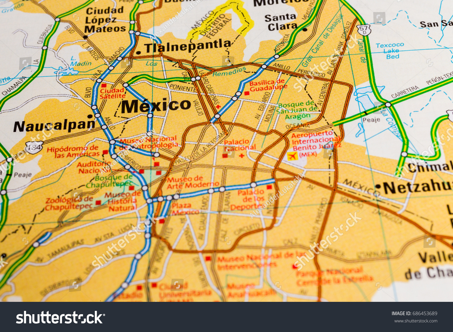 Mexico Map Background Stock Photo 686453689 | Shutterstock
