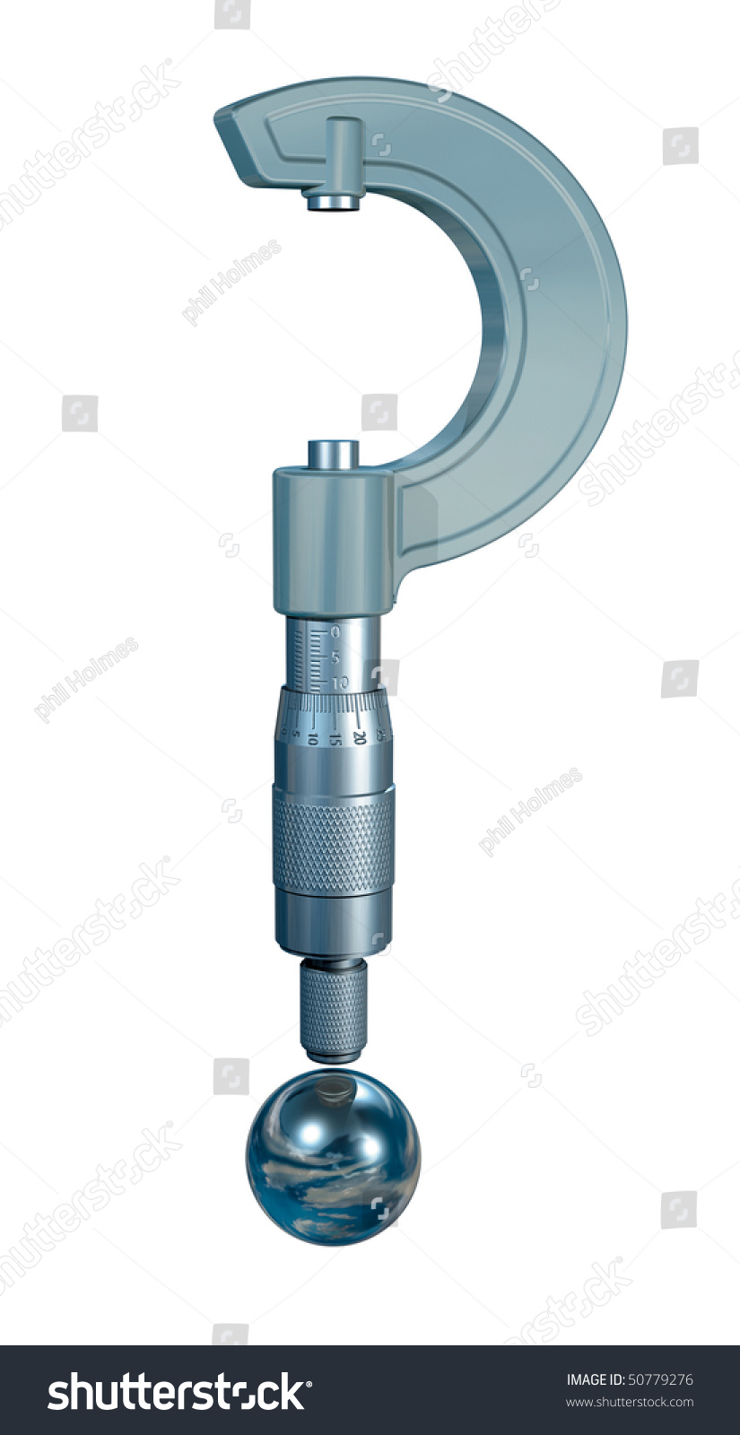 Micrometer Question Mark Stock Illustration 50779276