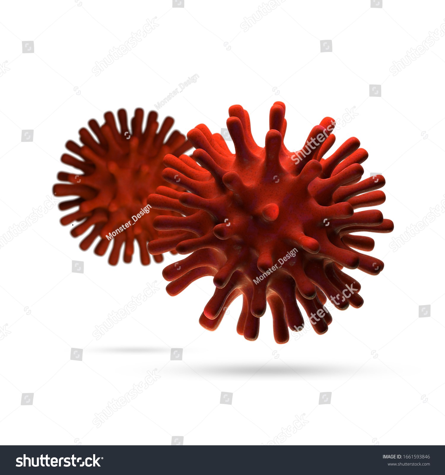 Microscopic View Floating Influenza Virus Cells Stock Illustration ... Microscopic View Floating Influenza Virus Cells Stock Illustration ...