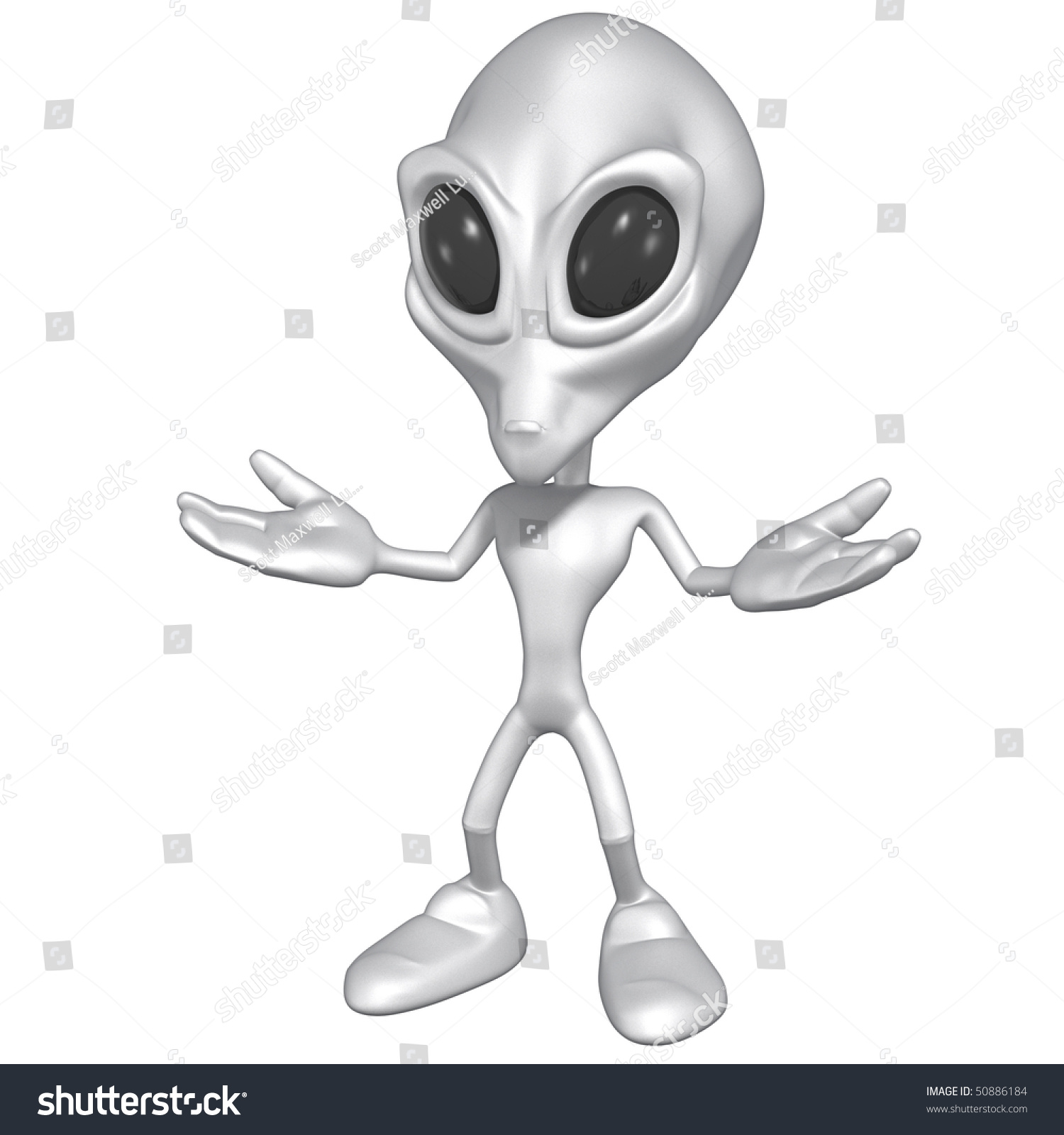 Mini Alien Stock Illustration 50886184 | Shutterstock