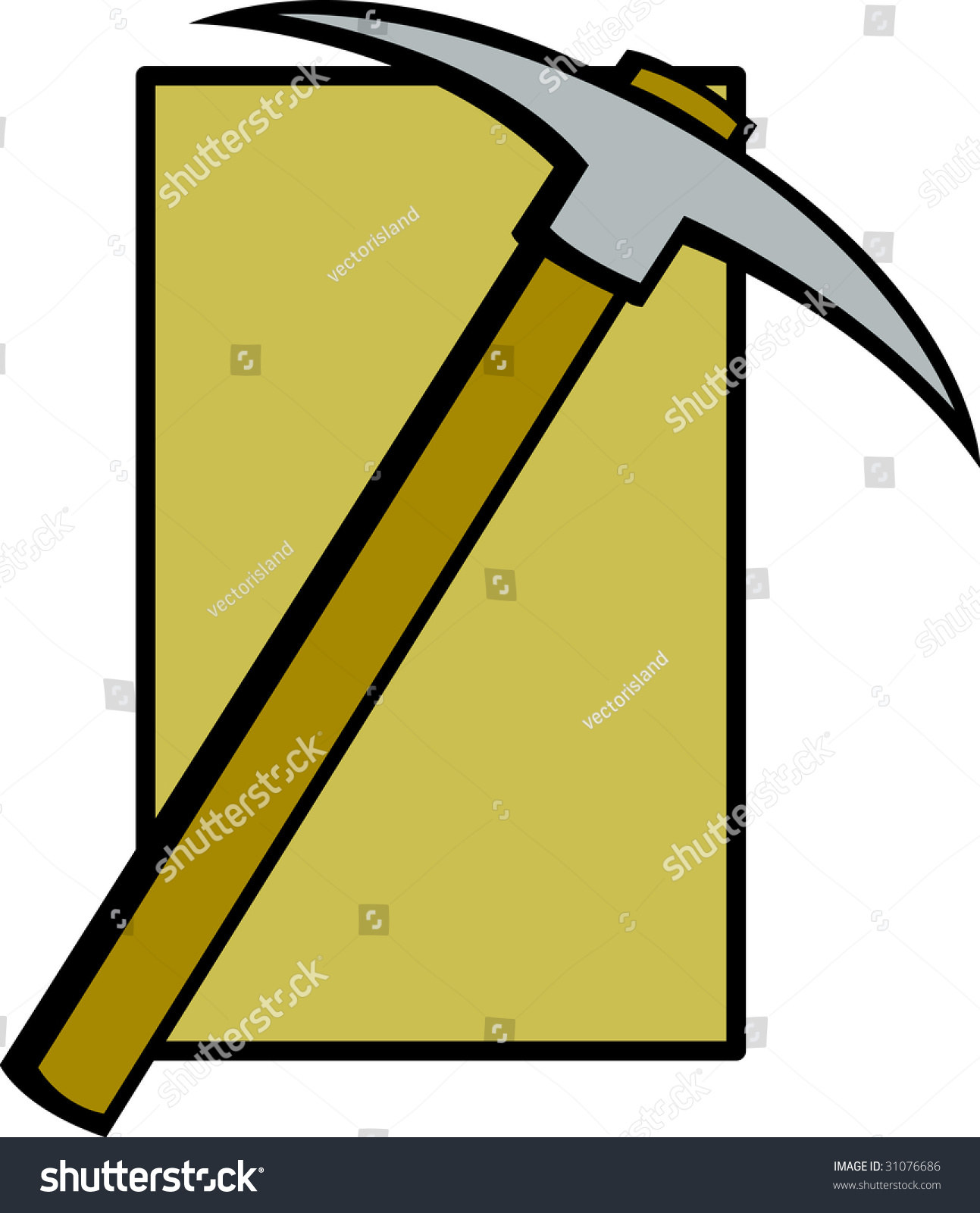 Mining Pickaxe Tool Stock Illustration 31076686