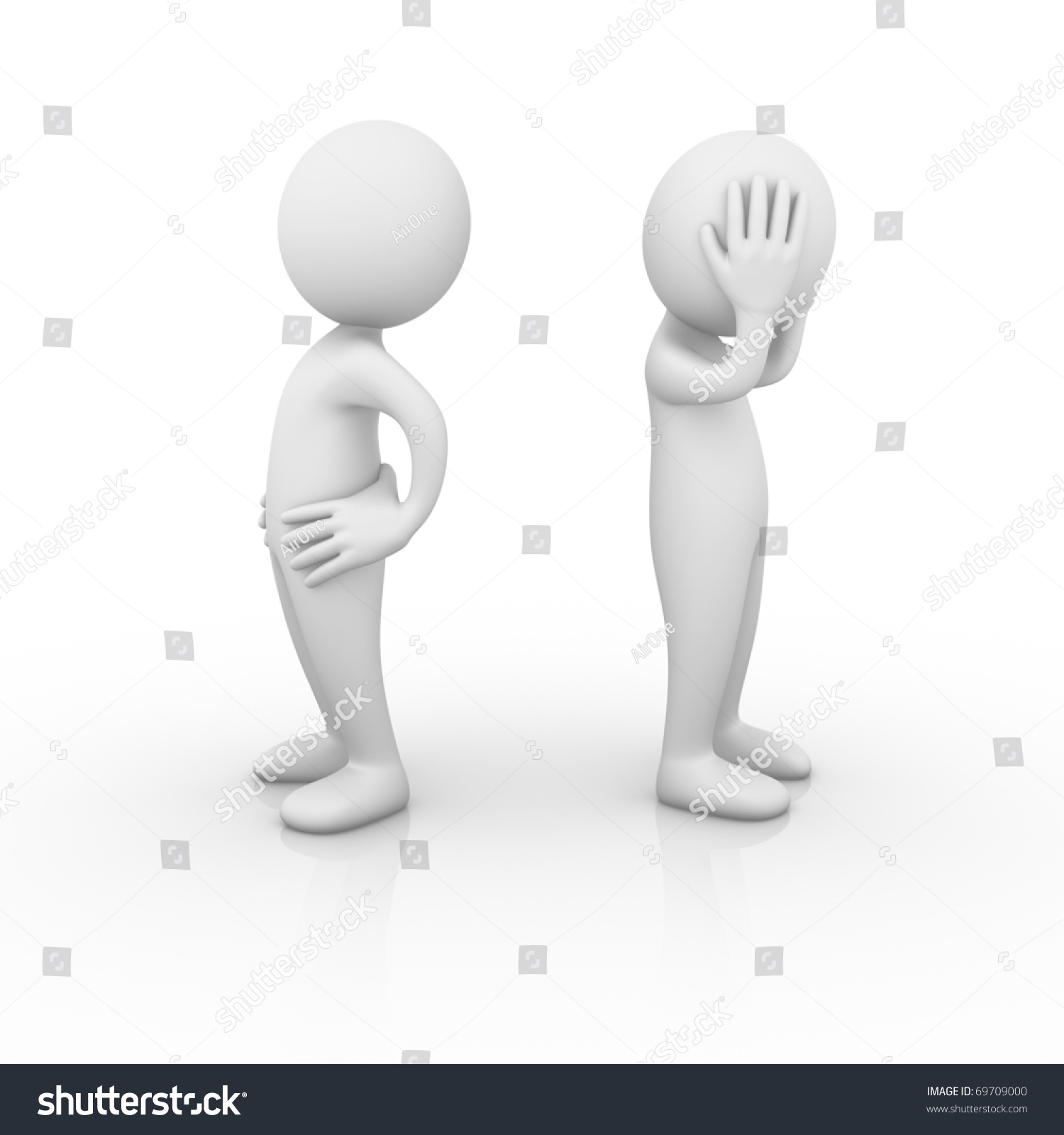 Misunderstanding Stock Illustration 69709000 - Shutterstock