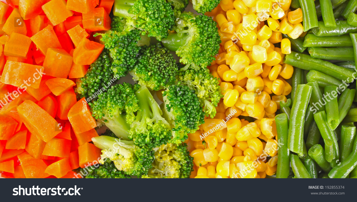 Mixed Vegetables Background Stock Photo 192855374 | Shutterstock