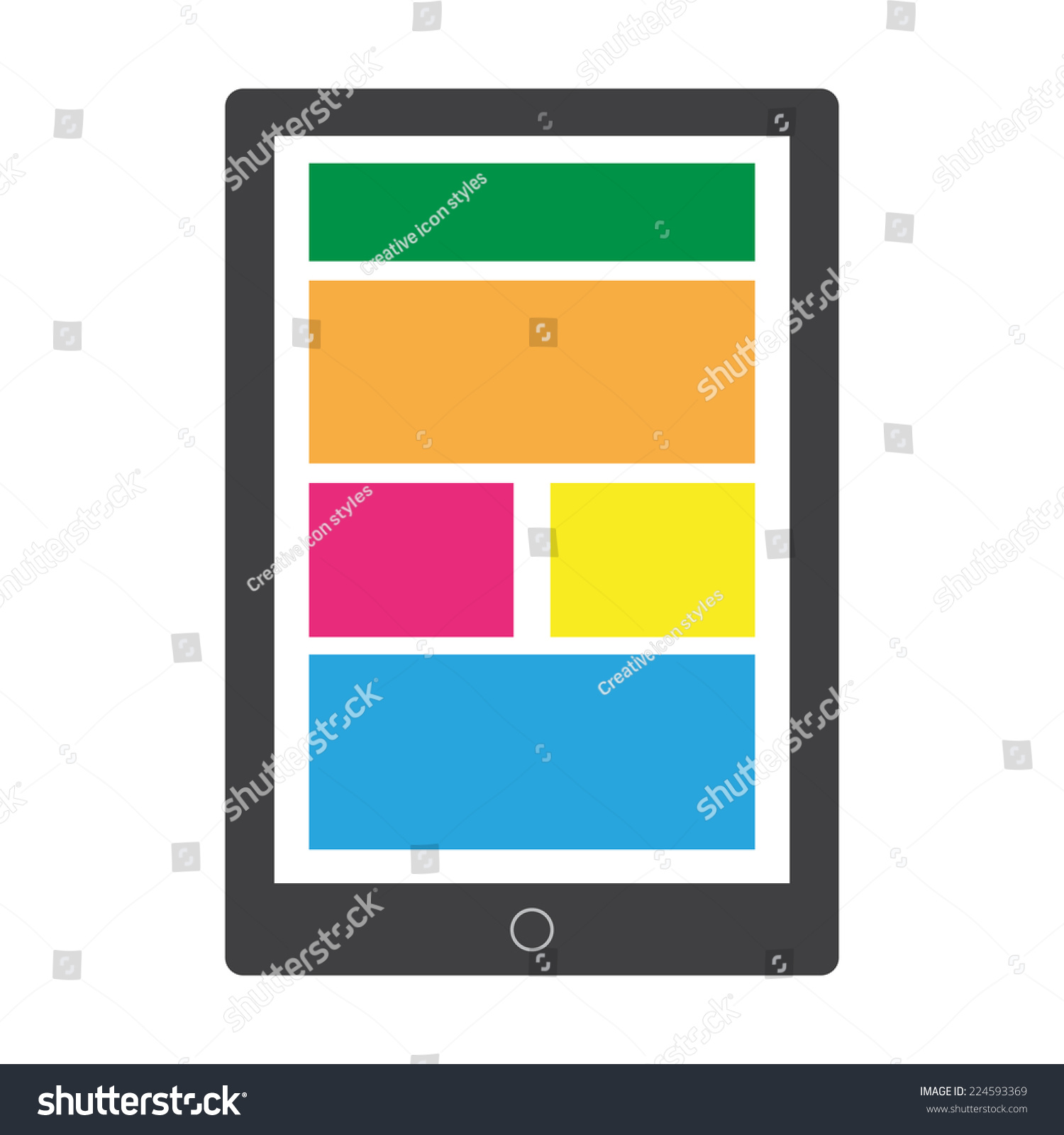 Mobile Flat Design Ui Template 스톡 일러스트 224593369 | Shutterstock Mobile Flat Design Ui Template 스톡 일러스트 224593369 | Shutterstock