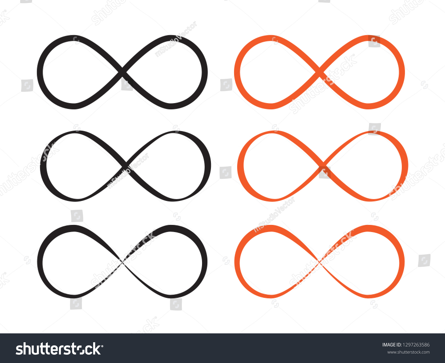 Mobius Loop Infinity Loop Icon Infinity: ilustración de stock ...