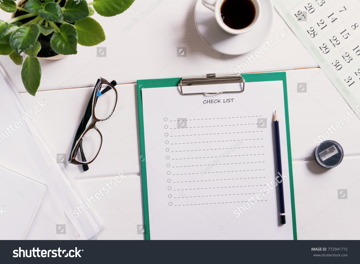 Mockup Check List Empty Note Paper库存照片772941715 | Shutterstock Mockup Check List Empty Note Paper库存照片772941715 | Shutterstock